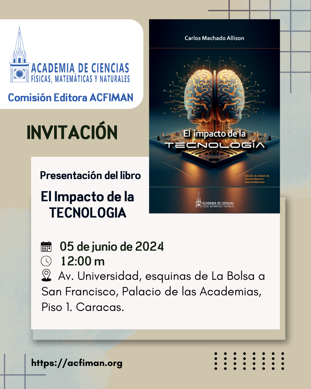 ACFIMAN edita libro sobre la tecnología y su impacto en la sociedad ...