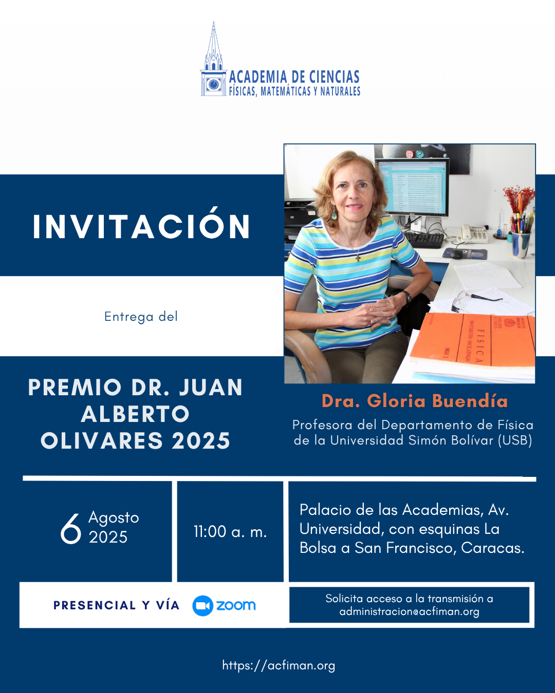 Investigadora de la USB gana el Premio Dr. Juan Alberto Olivares 2025 ...